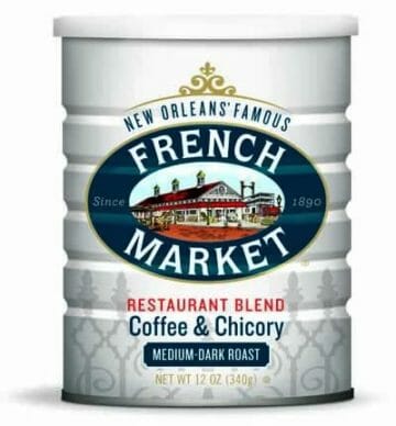 French Market Coffee Medium - Dark Roast Coffee & Chicory Rest. Bld 12 ...