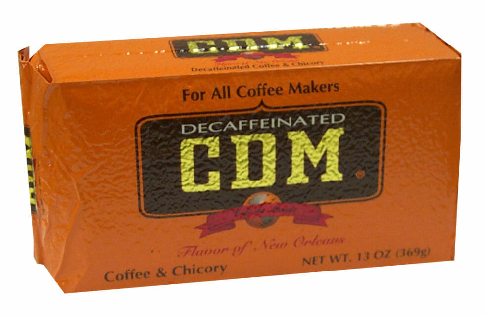 CDM Coffee & Chicory Decaf Bag FAC 13 oz - Reily Products