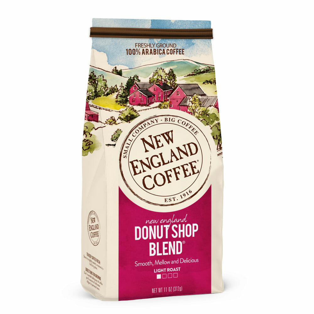 New England Coffee Donut Shop Blend Ground 11 oz - Reily Products