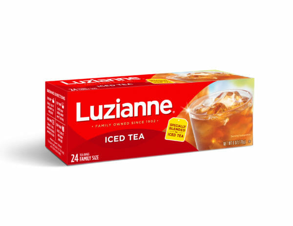 Luzianne® Honeyed Peach Flavored Herbal Tea - Reily Products