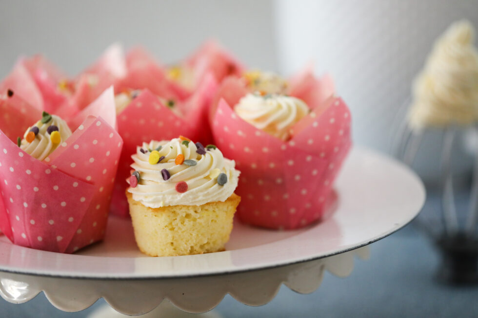 Lemon Cupcakes with Russian Buttercream Recipe - Reily Products