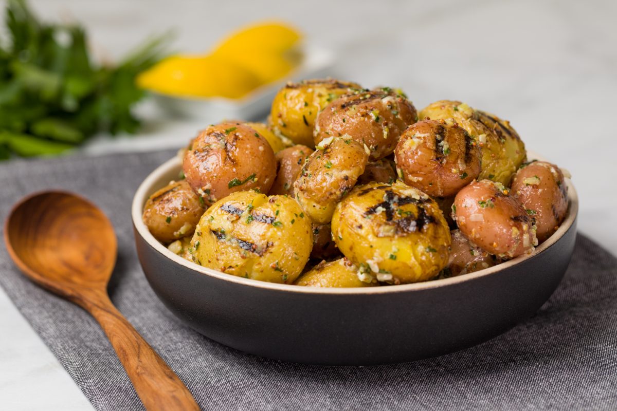 Smashed and Grilled Potato Salad Recipe - Reily Products