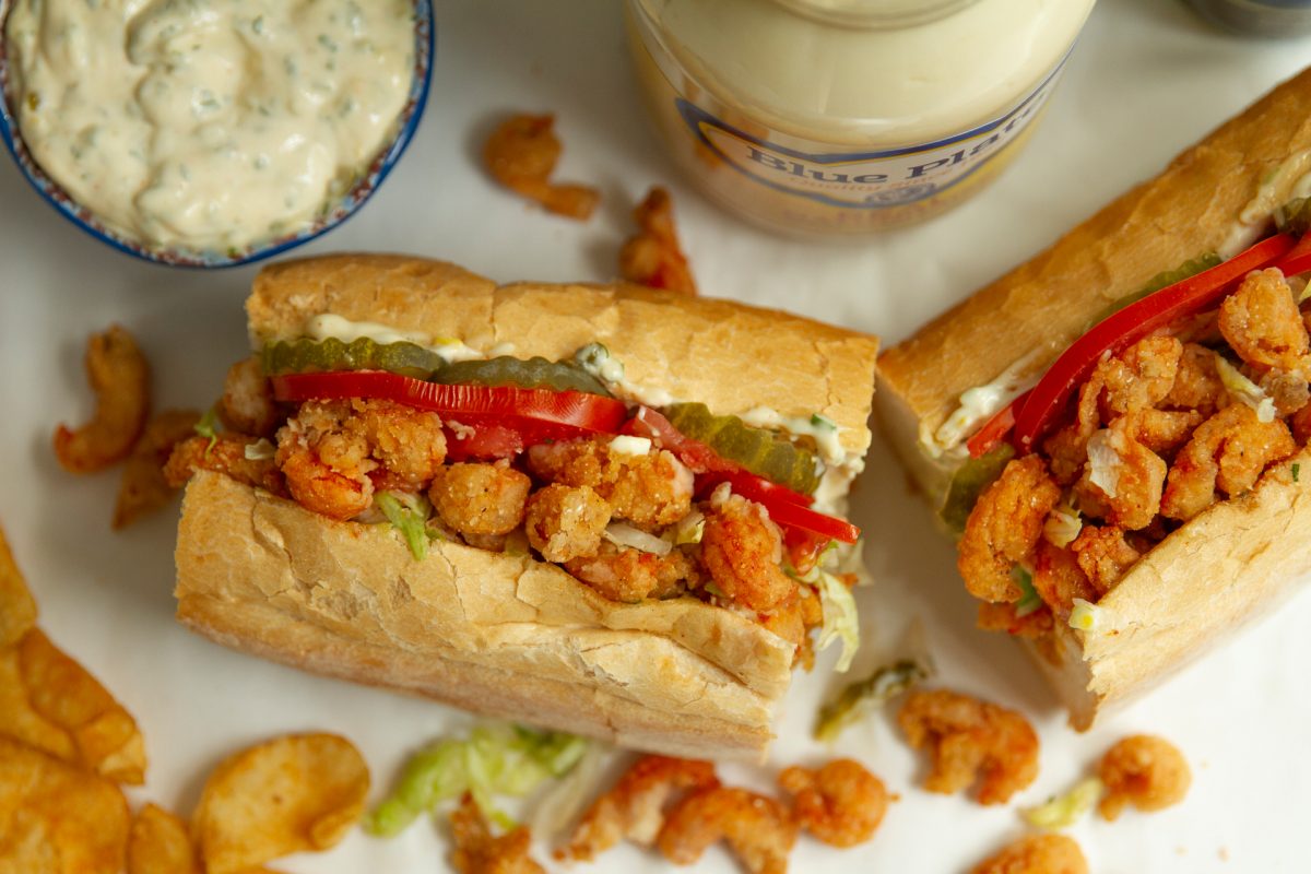 Fried Crawfish Poboys with French Remoulade Sauce Recipe - Reily Products